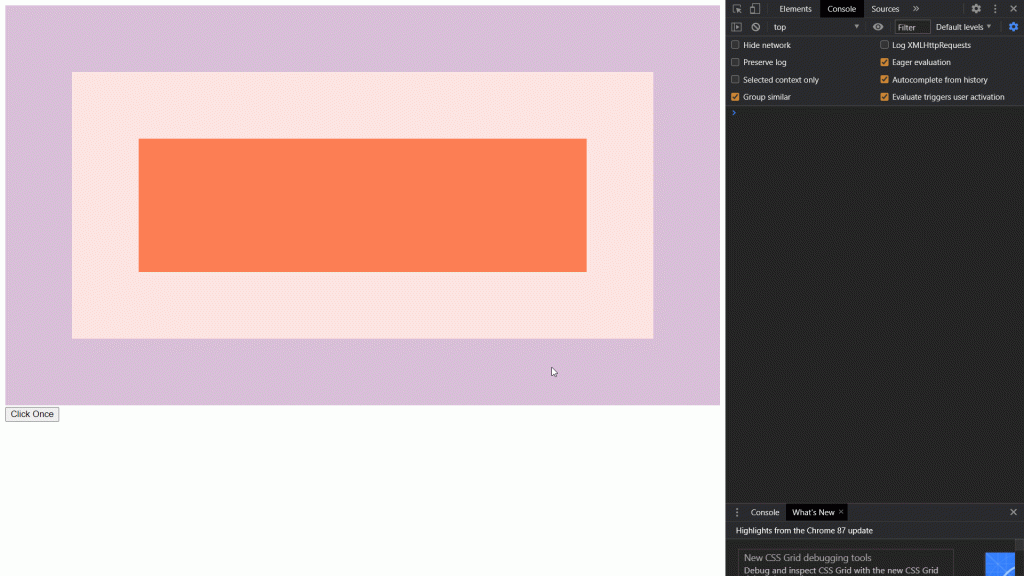 [JS作品]JS30系列25-Event Capture, Propagation, Bubbling and Once - Steven玄